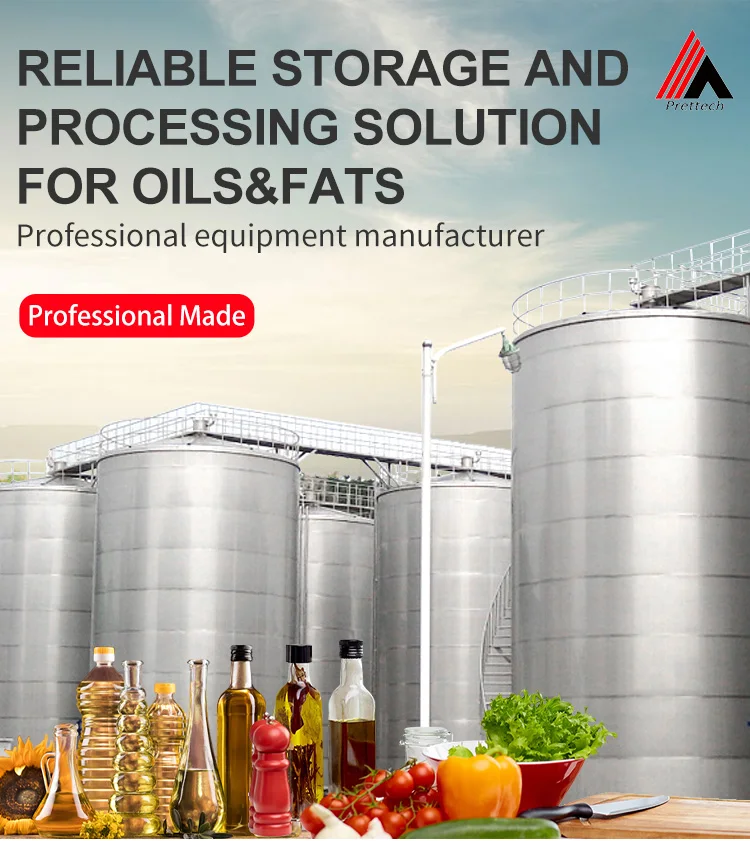 10000L Inox SS304 Refined Products Storage Tank for Bottling