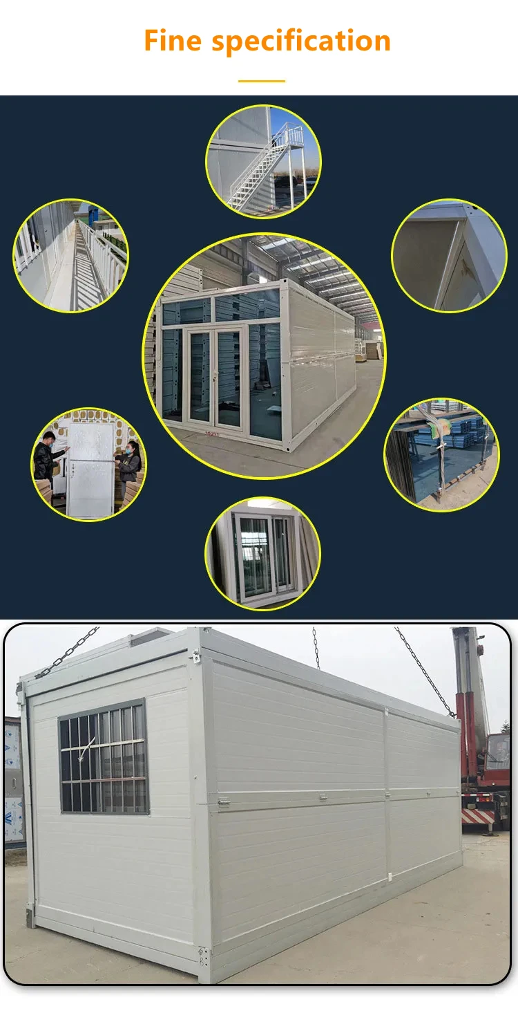 Quick Installation 20ft 40ft Folding Prefab Container Houses Foldable ...