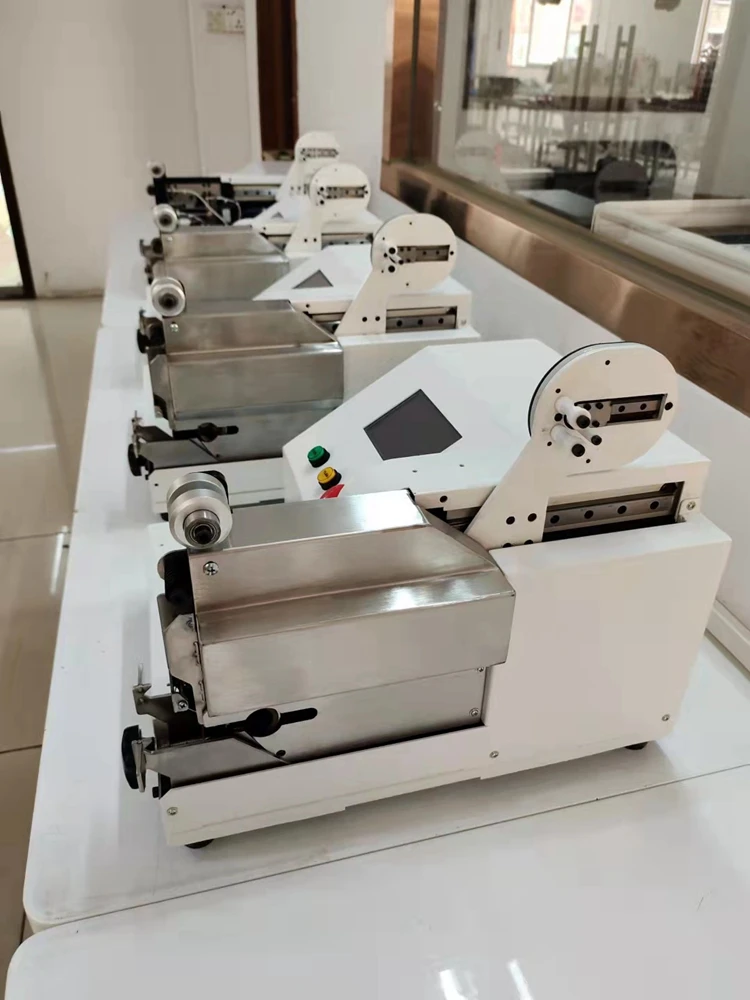 Yzg-lc02qy Semi-automatic Wire Spot Taping Machine/tape Bundle Machine ...