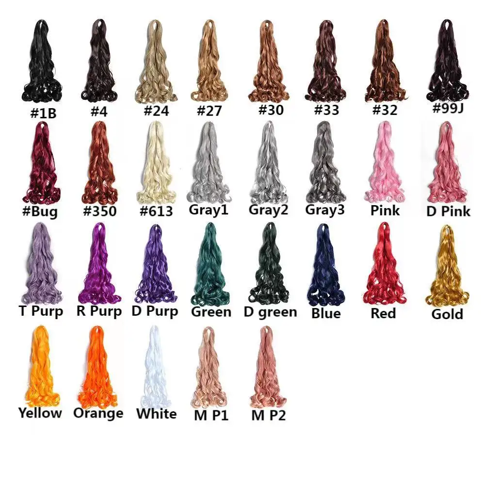 French Curl Braiding Hair Attachment Mesh - No Tangle