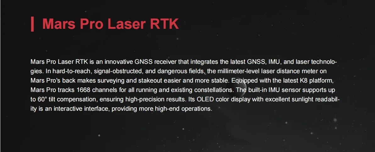 Industrial Rtk Gps Gnss Receiver Module Antenna Radio Sinognss Gnss Receiver Mars Pro Laser Rtk ...