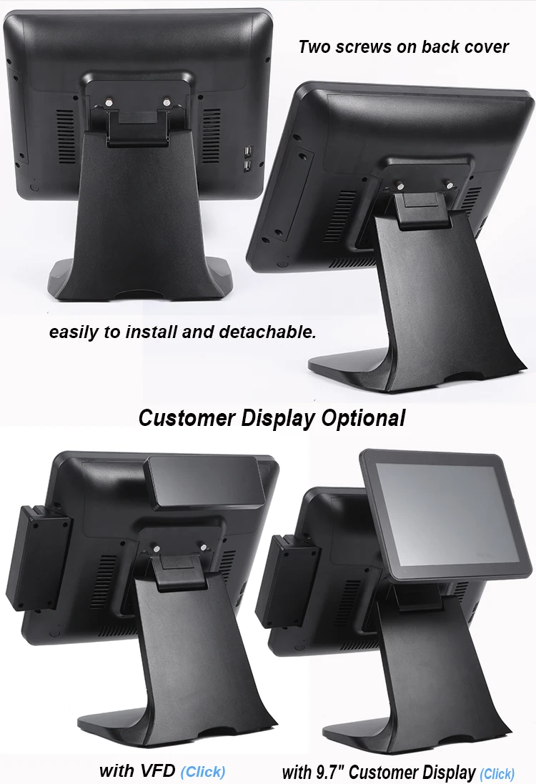 Point of Sale All in One Dual Screen Pos Machine - Latest S800