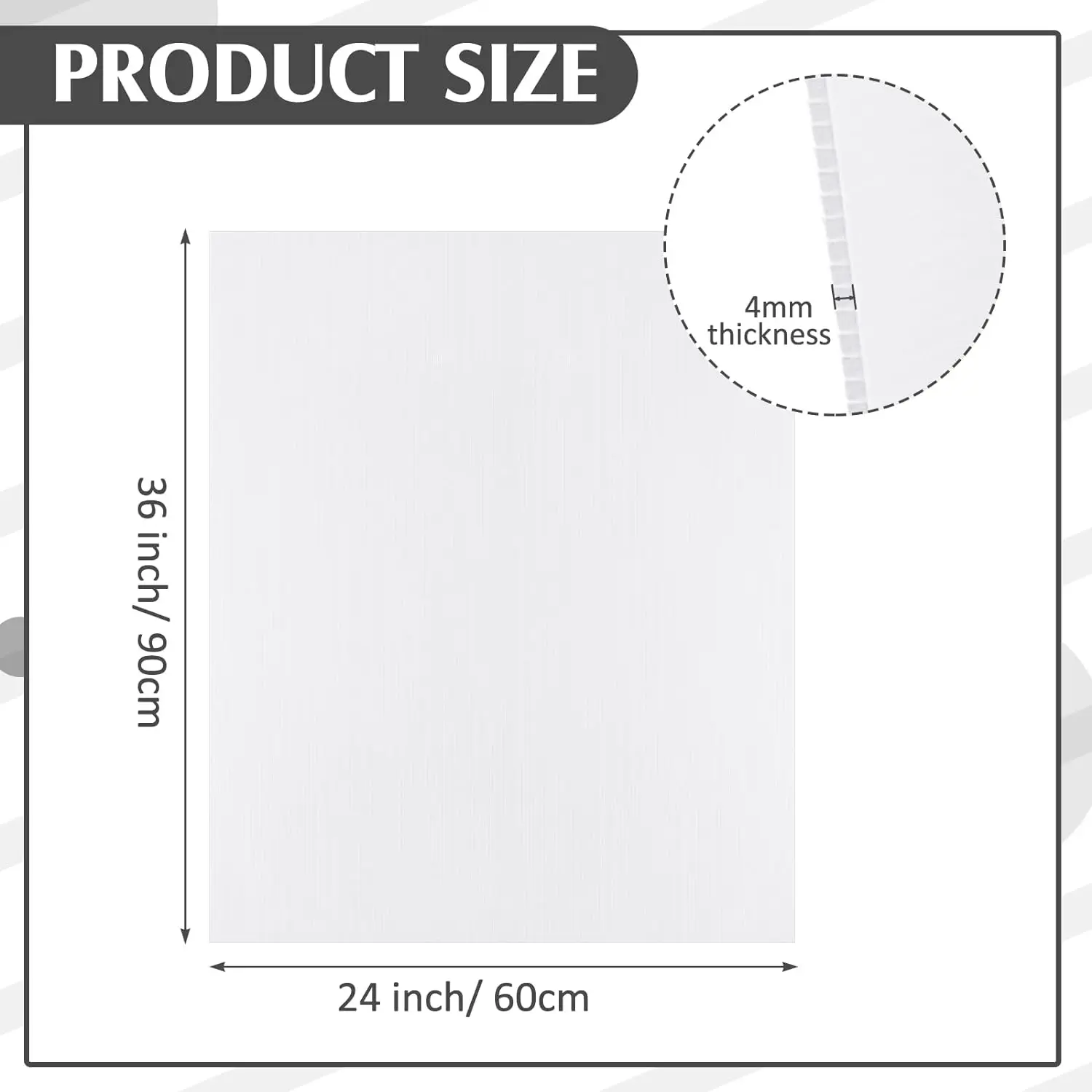 Writable Blank Yard Signs Diy Custom Outdoor Sign Corrugated Plastic ...