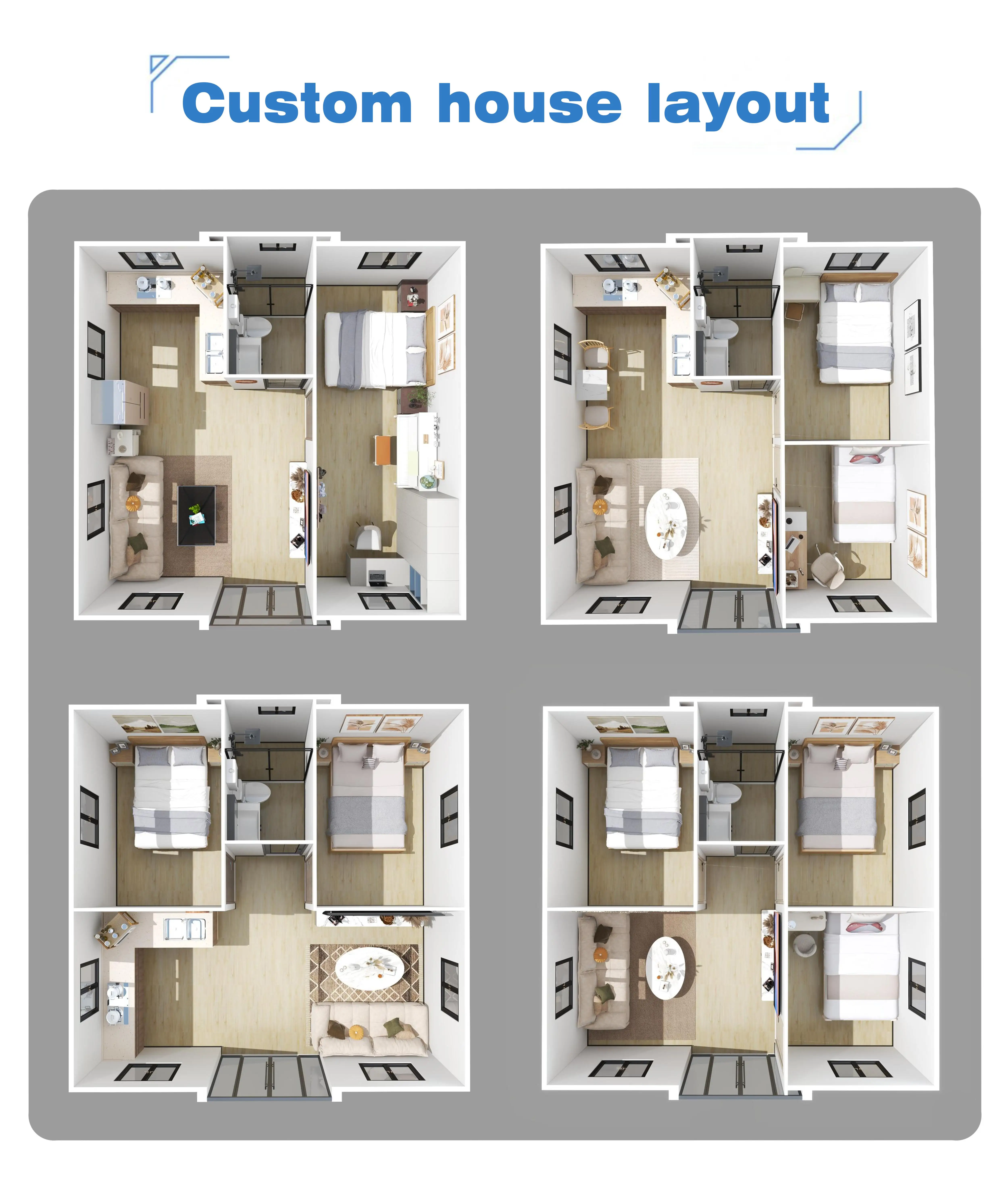 Direct Sale 20Ft 40Ft Container Expandable Prefabricated House With ...