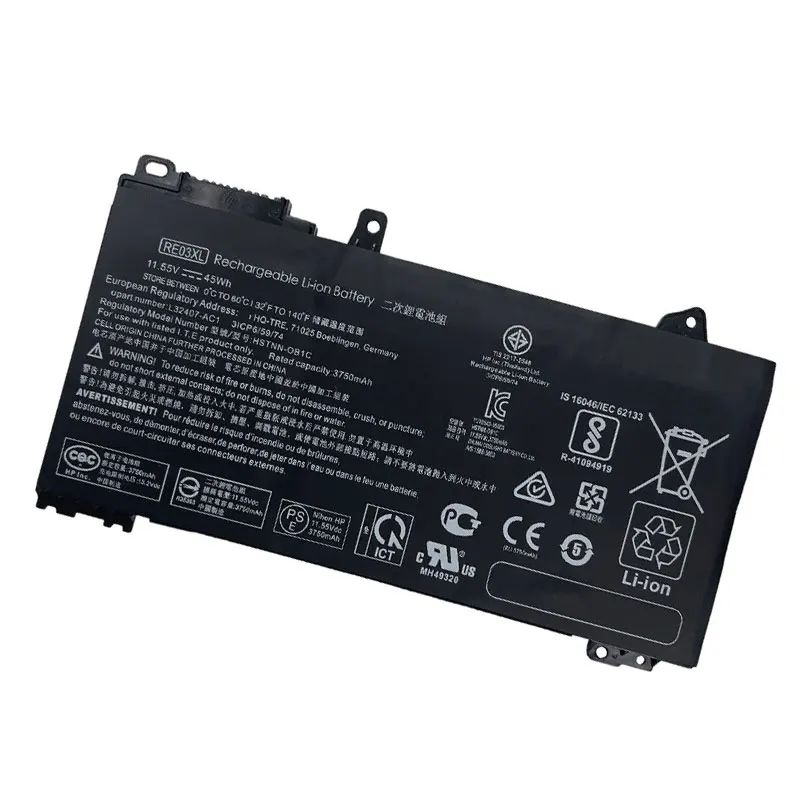HSTNN-OB1C RE03XL laptop battery For HP ProBook 430 440 445 445R 450 ...