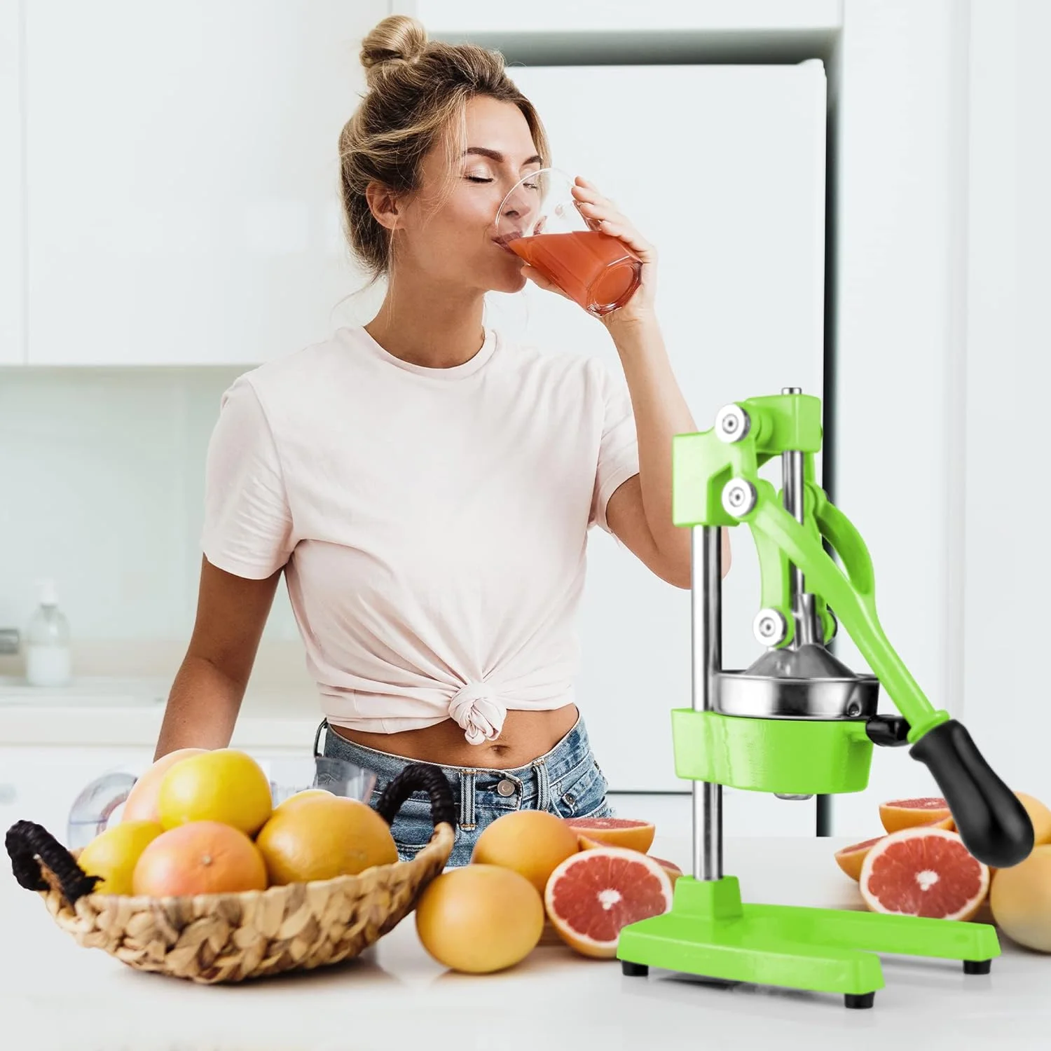 Lemon Squeezer Fruit Juice Automatic Squeezer Orange Lemon Grapefruit ...