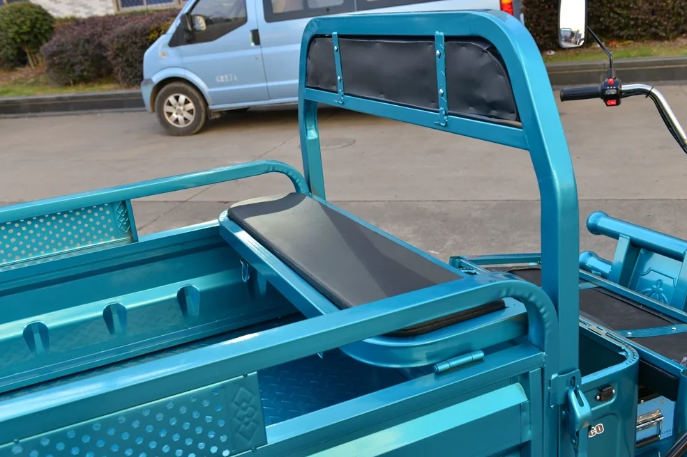 3-wheel Electric Dumper Tricycle For Adults 60v/1500w Cargo Tricycles ...