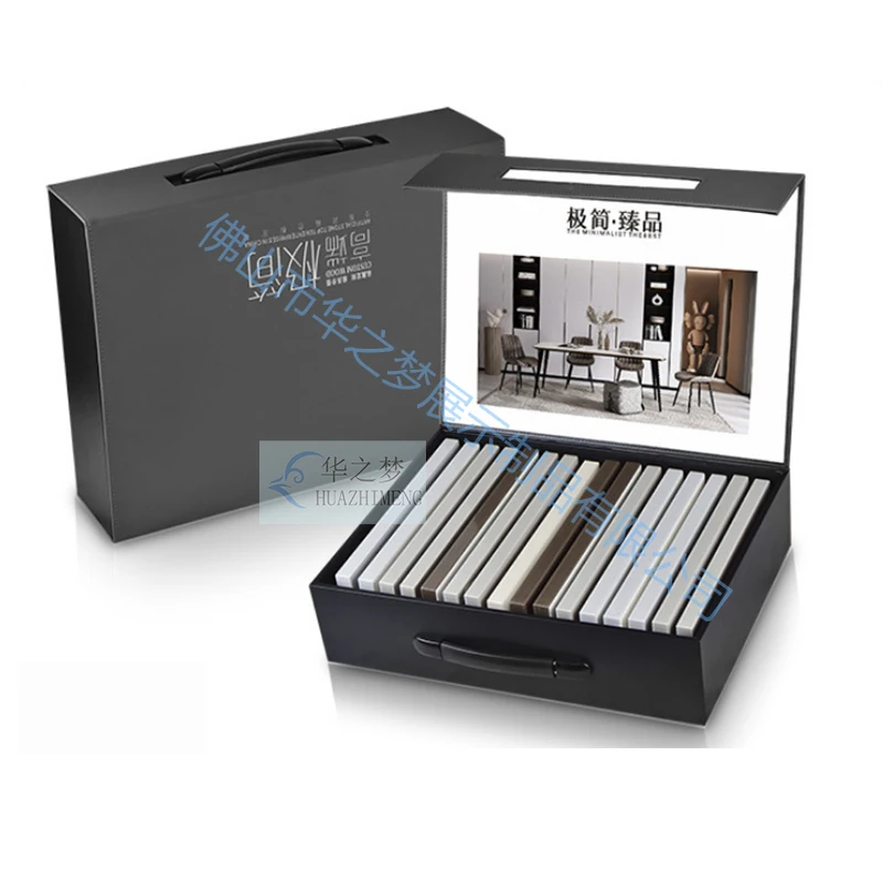 Factory Custom Tiledisplay Floor Wood Tile Sample case Marble Box Stone ...