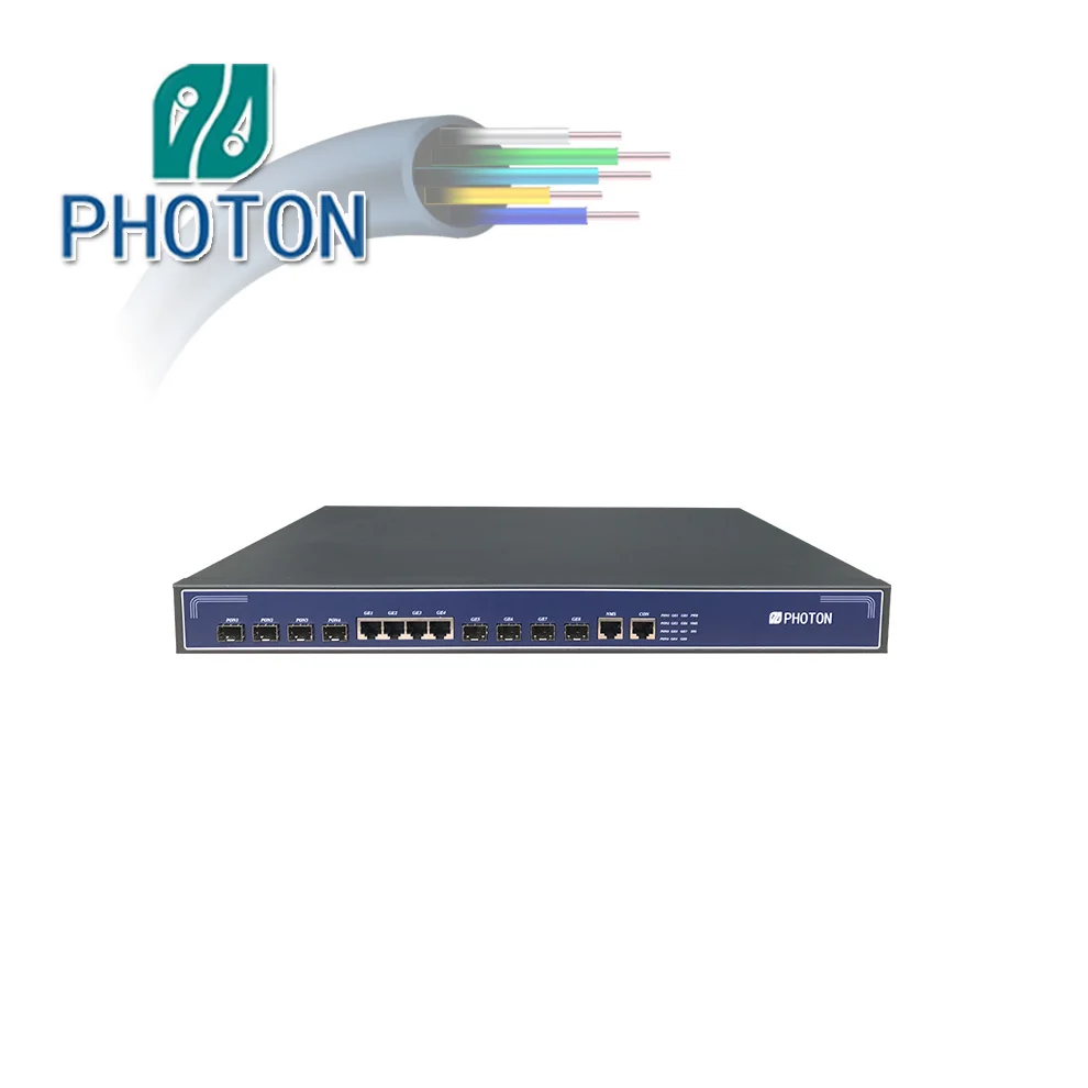 EPON OLT with 4 Pon Ports - FTTH Fiber Optic Layer3 10g