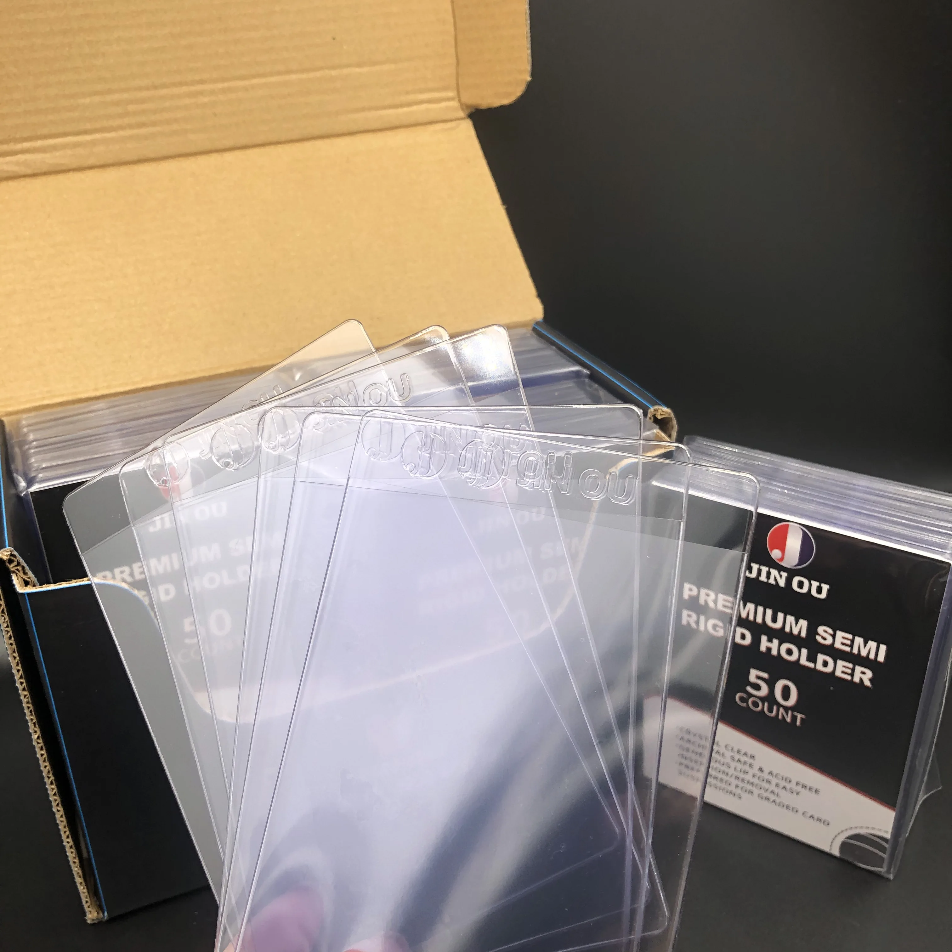 Semi Rigid Card Saver Card Holders with Custom Logo