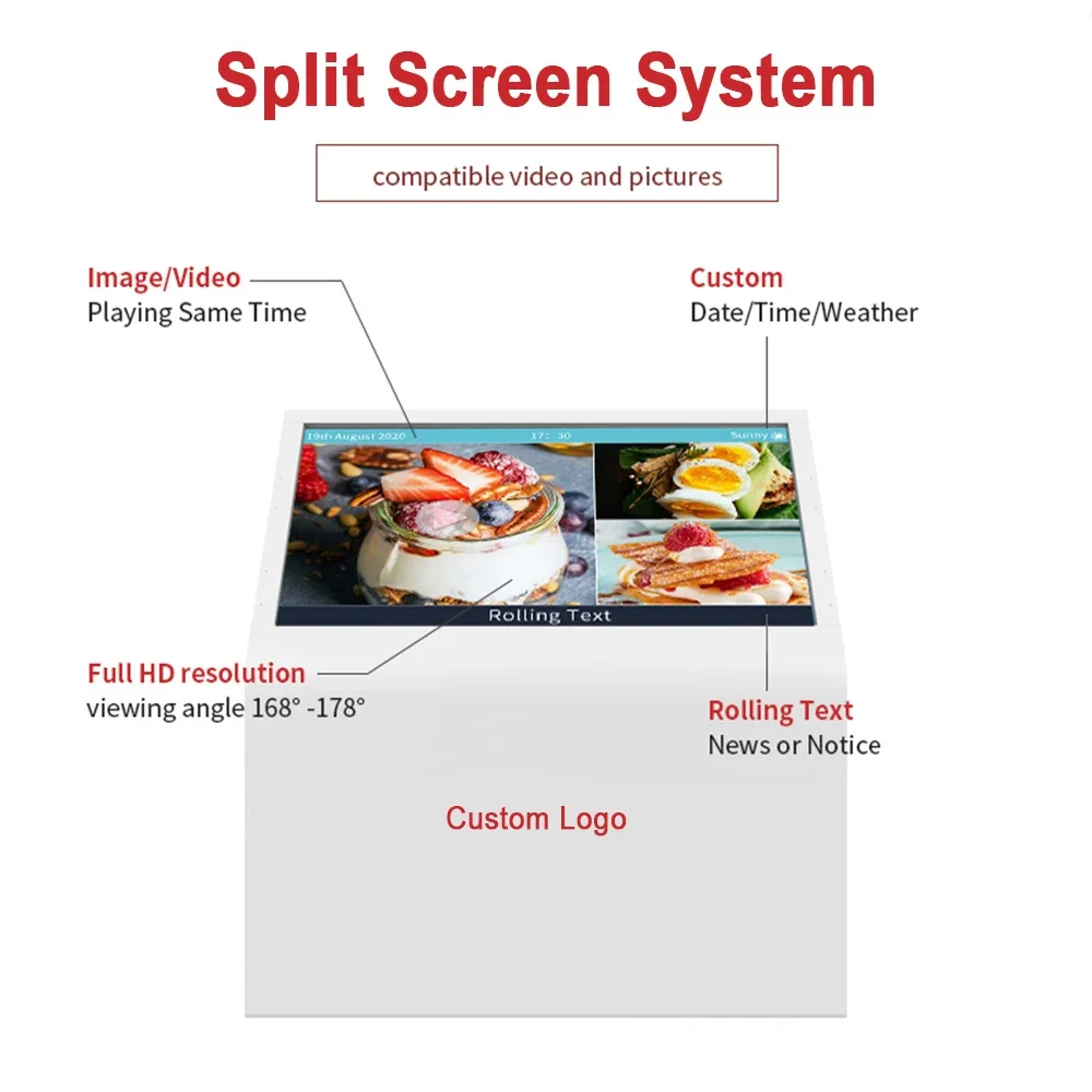 55 Inch Floor Standing Interactive Information Inquiry Self Service ...