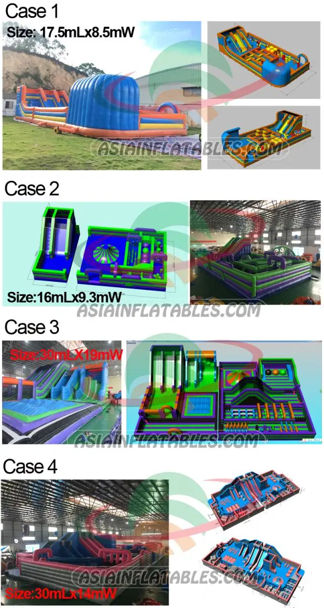 Inflatable Team Building Games Kids Inflatable Course Inflated ...