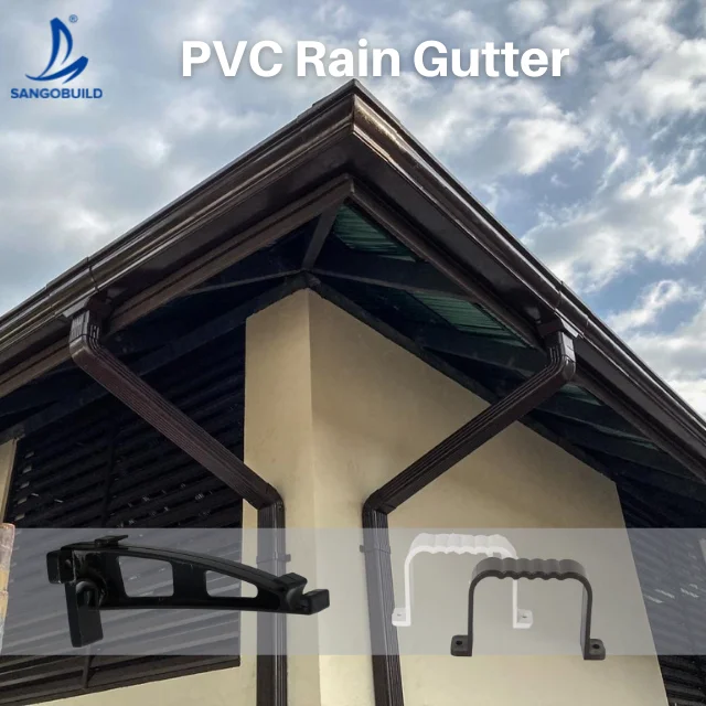 K Style Plastic Roof Gutter System Roofing Rainwater Drainage System ...