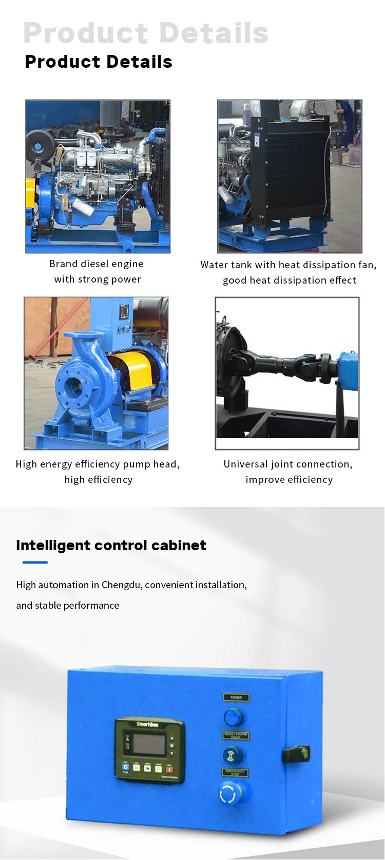Intelligence Centrifugal Machine High Pressure Farm Supply Water ...