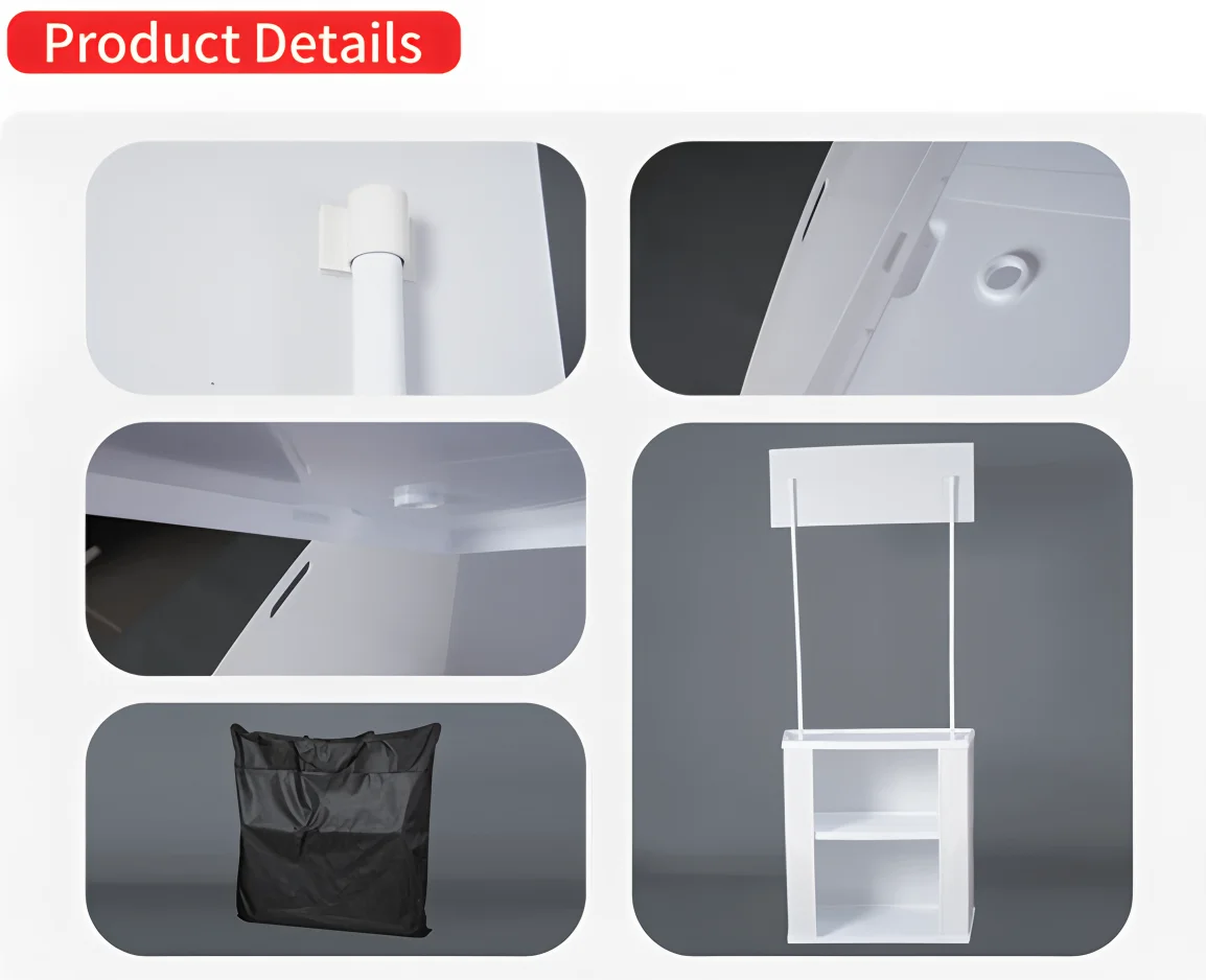 Outdoor Folding Plastic Promotional Table Promotion Sampling Portable ...