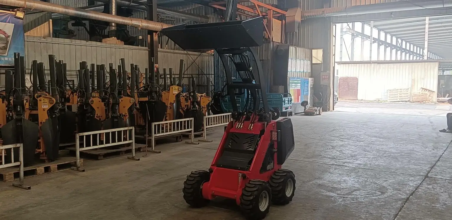 Buy A Mini Skid Steer Car Loader From China The Brand Shan Jiang Mini ...