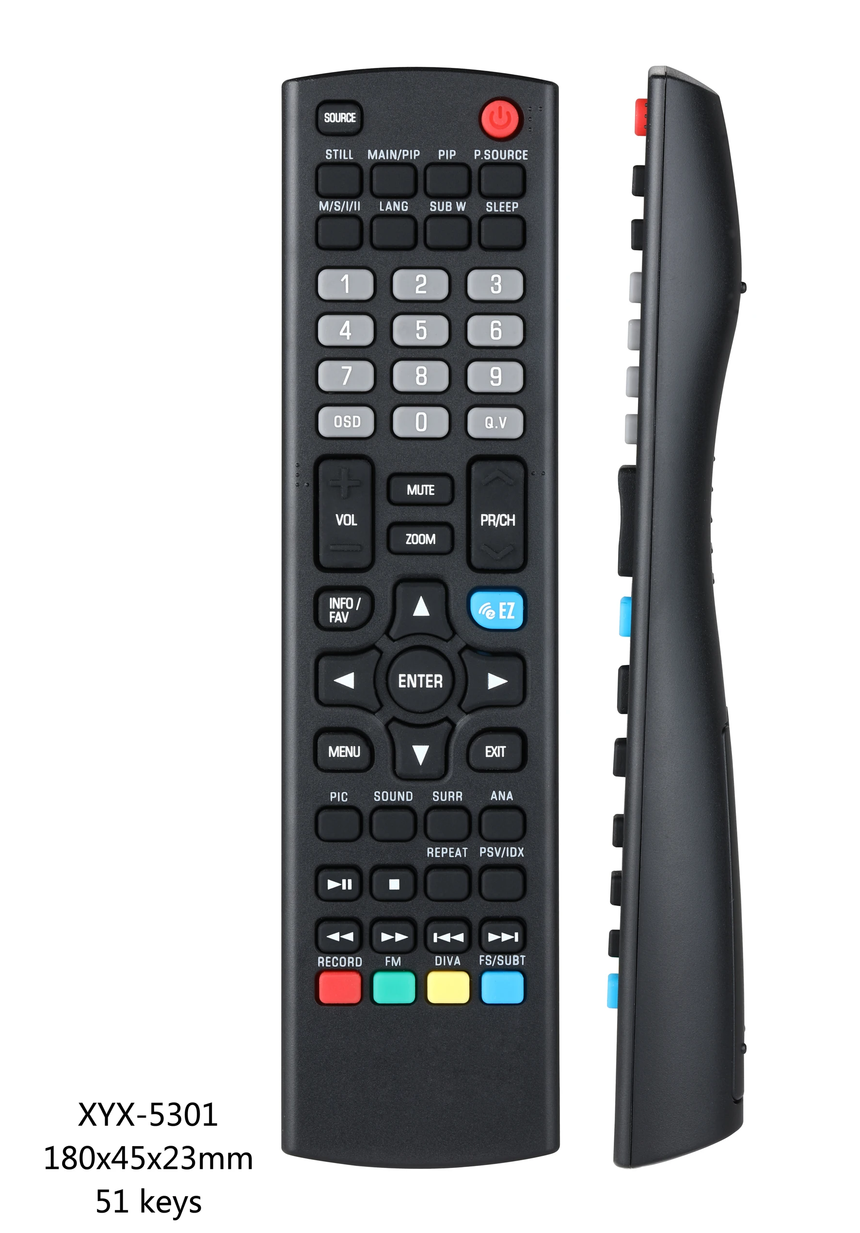 Universal Dvb-t2 Set-top Box Remote Control Wireless Smart Television ...