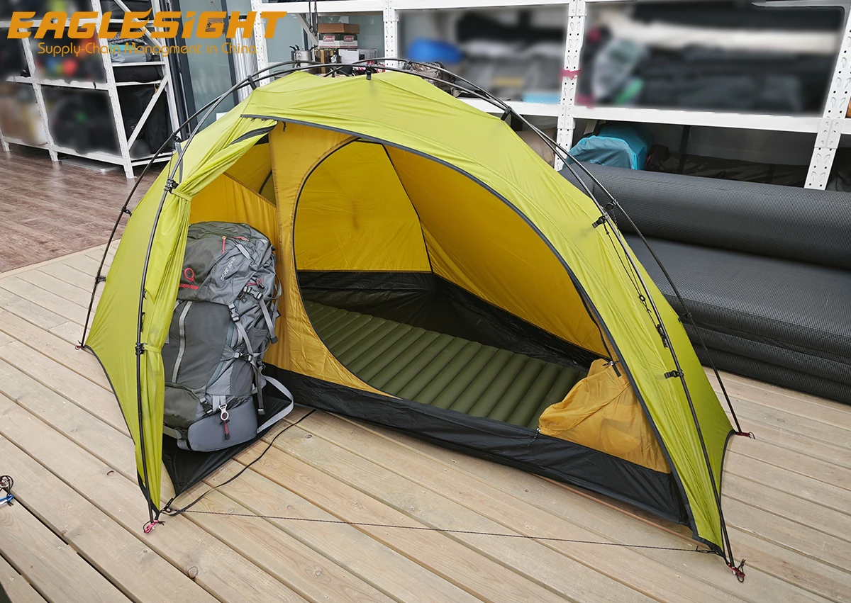 1.25KG Ultralight 1-Person Backpacking Tent - Double Layer, Waterproof ...