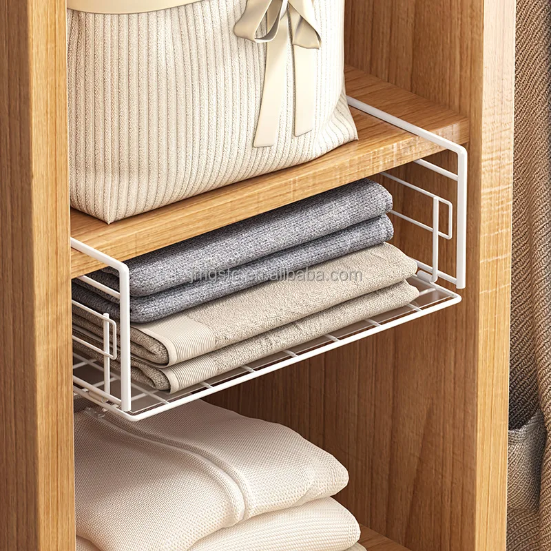 Detachable Under Shelf Baskets Under Cabinet Organizer Shelf Under Desk ...