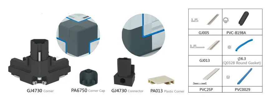 Extruded Aluminum Profile for AHU Pentapost Frames - Anodized Aluminum ...