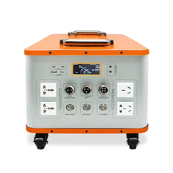 Portable Power Station Generator 3000w 3000wh 110v 220v Lifepo4 Battery ...