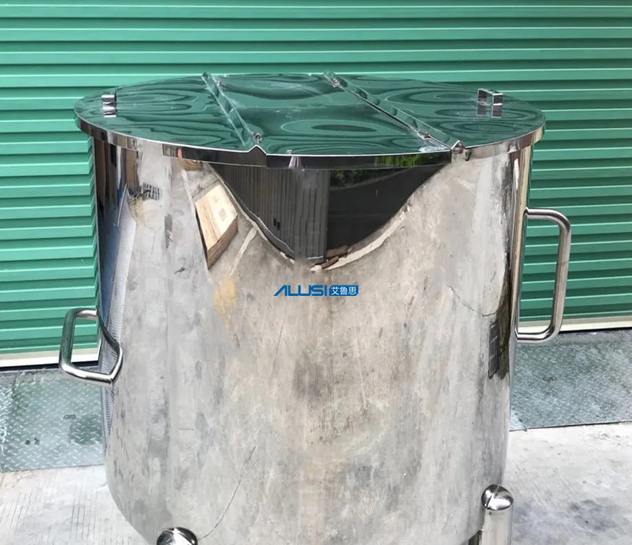 Movable 200L Half Open Hang Lid Liquid Alcohol Storage