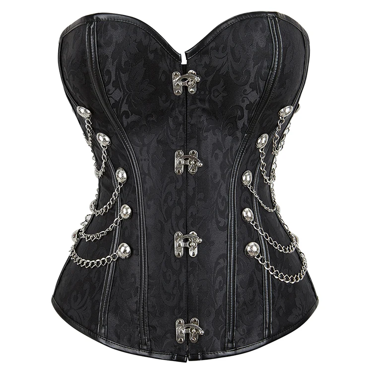 Steampunk Cool Warrior Design Overbust Corset Waist Control Gothic ...