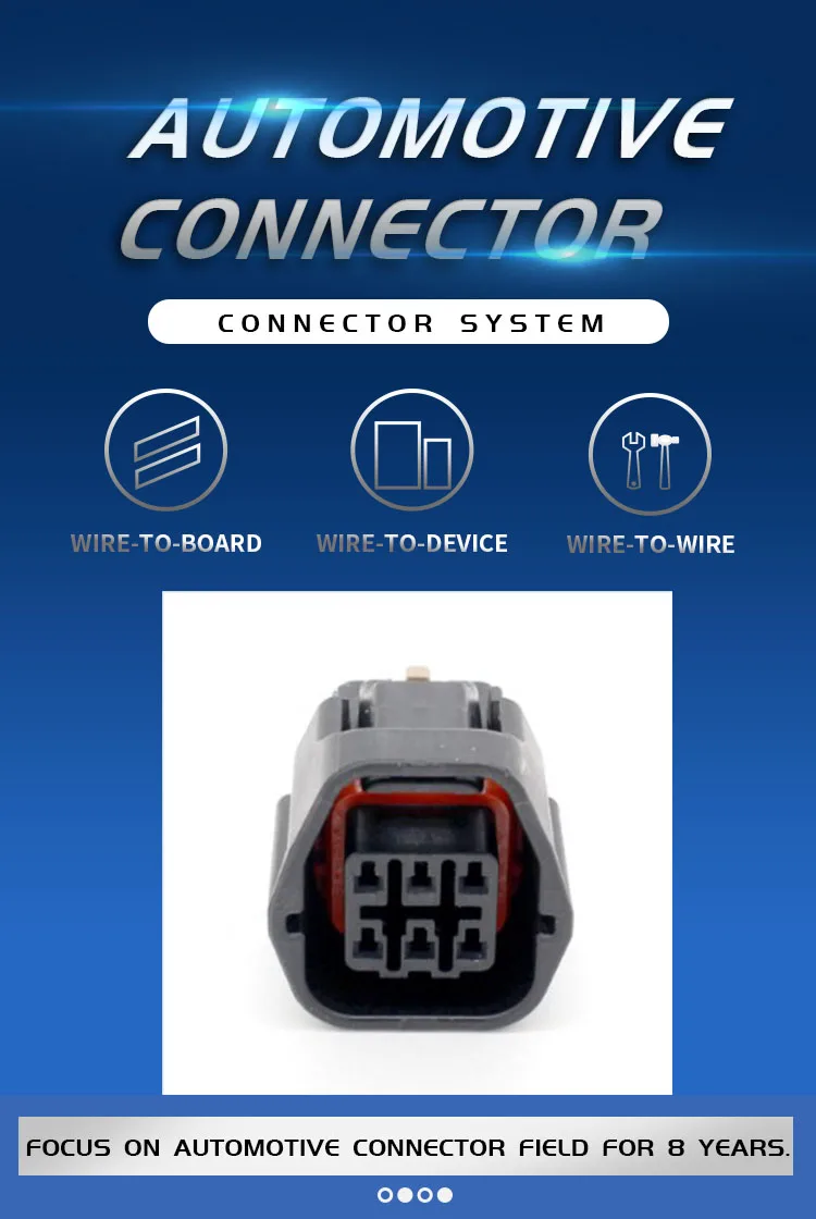 Yazaki Female Waterproof 6 Pin Throttle Position Sensor Connector For Hyundai 7283-8760-30 - Buy ...