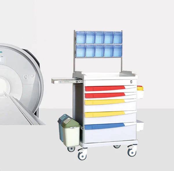 Aluminum Mri Compatible Anesthesia Cart With Accessory Package,Five ...