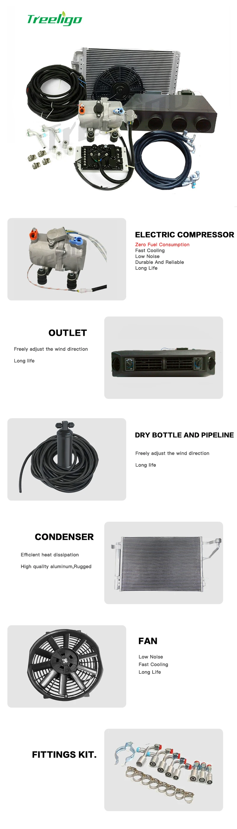 Universal 12V A/C under Dash Ac Unit for Volkswagen Beetle