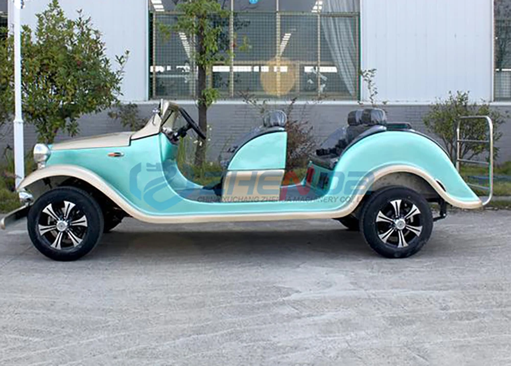 Zhenda Two Rows Electric Large Battery Golf Cars - High Quality