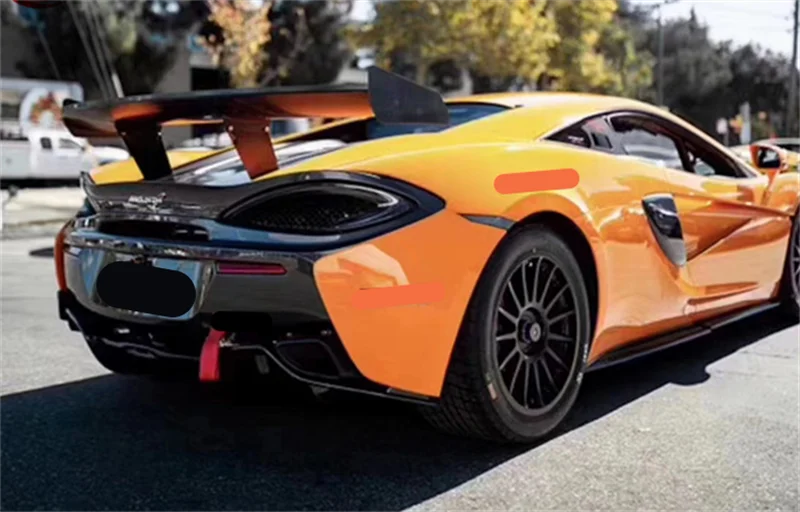 GT Style Single Deck Carbon Fiber Rear Spoiler for McLaren 540C 570GT ...