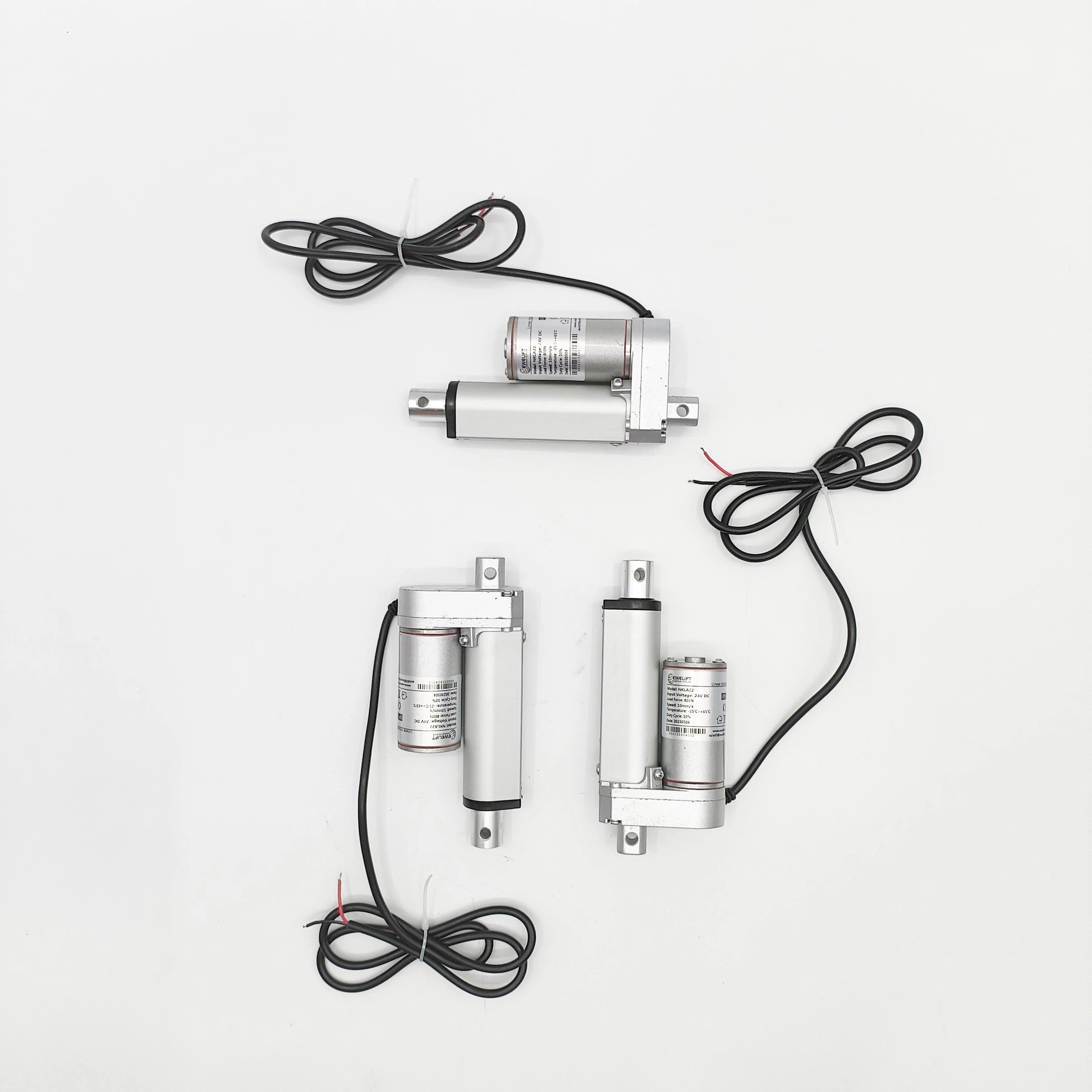 8 Inch Stroke 12v Linear Actuator 300n 66lbs Speed 1.77" Electric ...