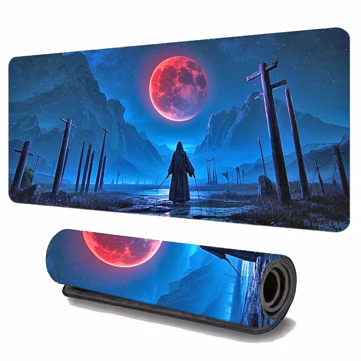 Gaming Mouse Pad Large Desk Mat High Quality Narrow Stitched Edge Stock ...