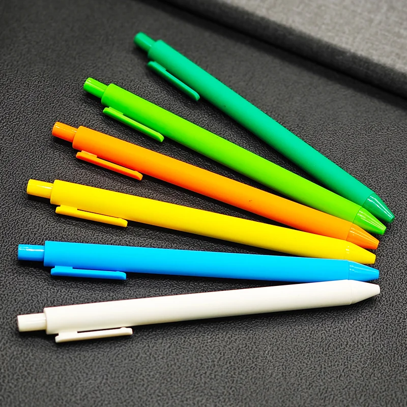 Wholesale Best Bulk Plastic Cheap Multicolored Rubber Coated Ballpoint ...