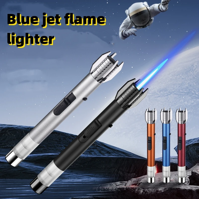 Powerful Blue Flame Torch Lighter - Adjustable & Refillable