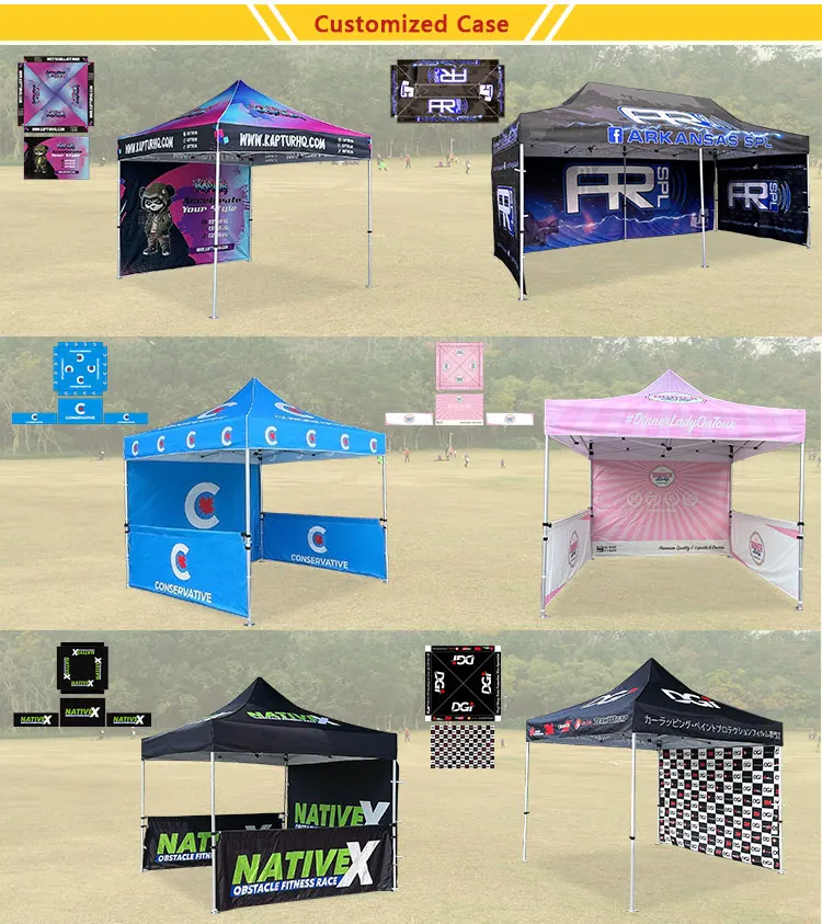 Custom Logo 10x10 Aluminum Alloy Advertising Tent for Outdoor Events ...