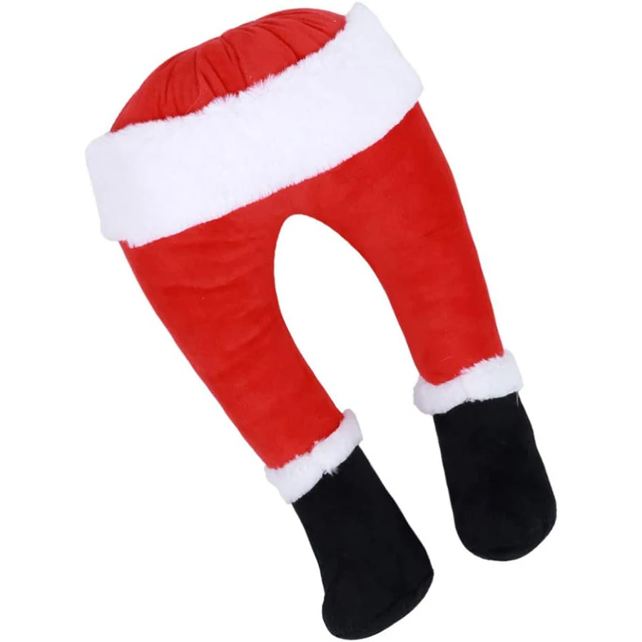 755 Animated Santa Legs Indoor Stuck In The Tree Decor Xmas Ornaments ...