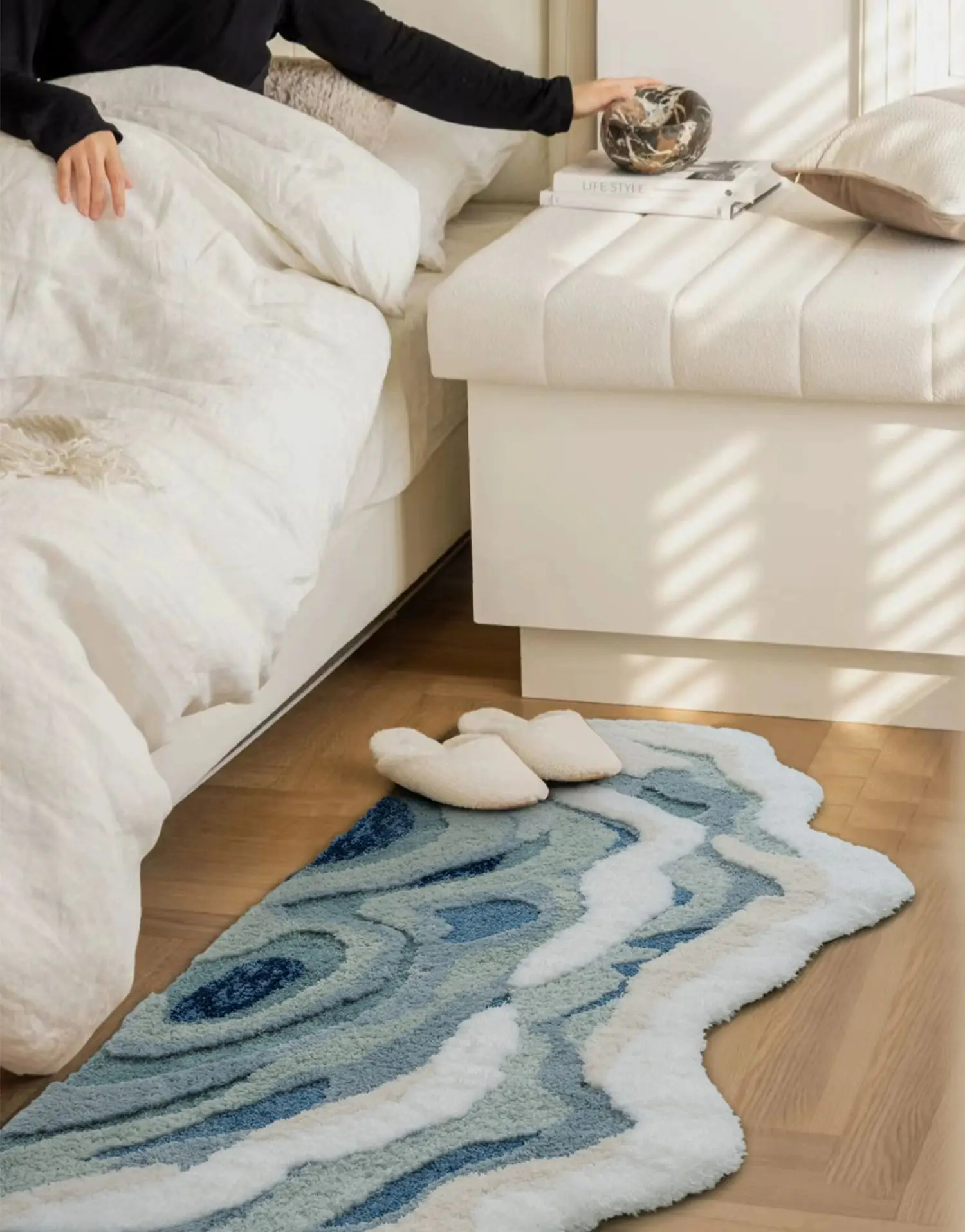 ATUNUS Nordic Landscape Area Rugs - Customized Flocking Mats
