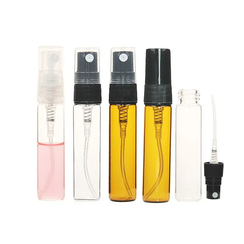 Transparent Amber Clear 5ml/10ml Mini Perfume Mist Spray Bottles ...