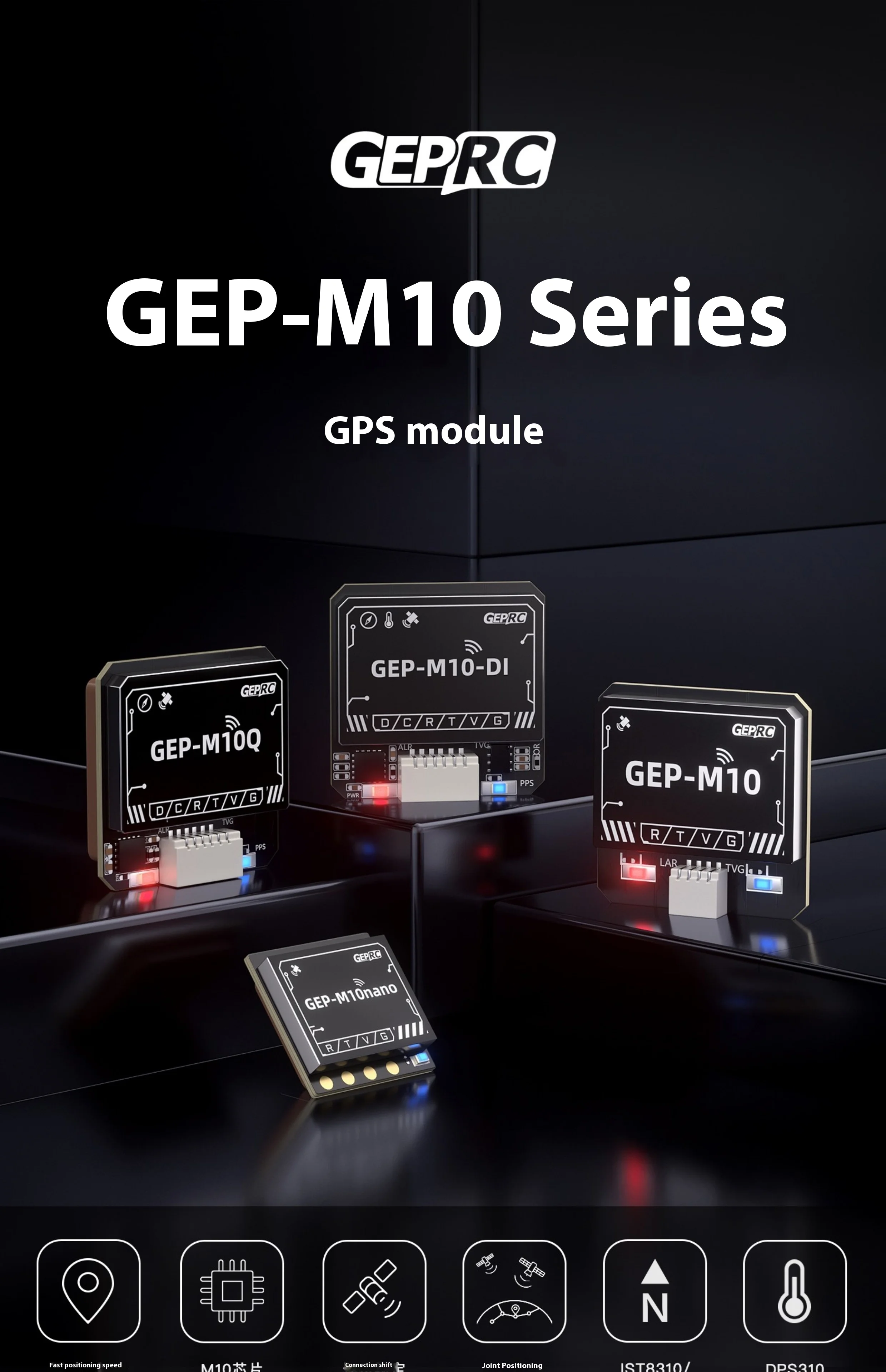 M10 GPS Module with Integrated Magnetometer Barometer for Remote ...