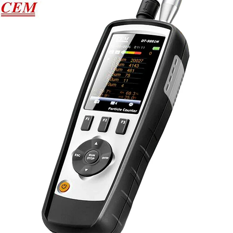 Six Channel Particle Counter Co2 Hcho Tvoc Cem Dt-9880 Multi-function ...