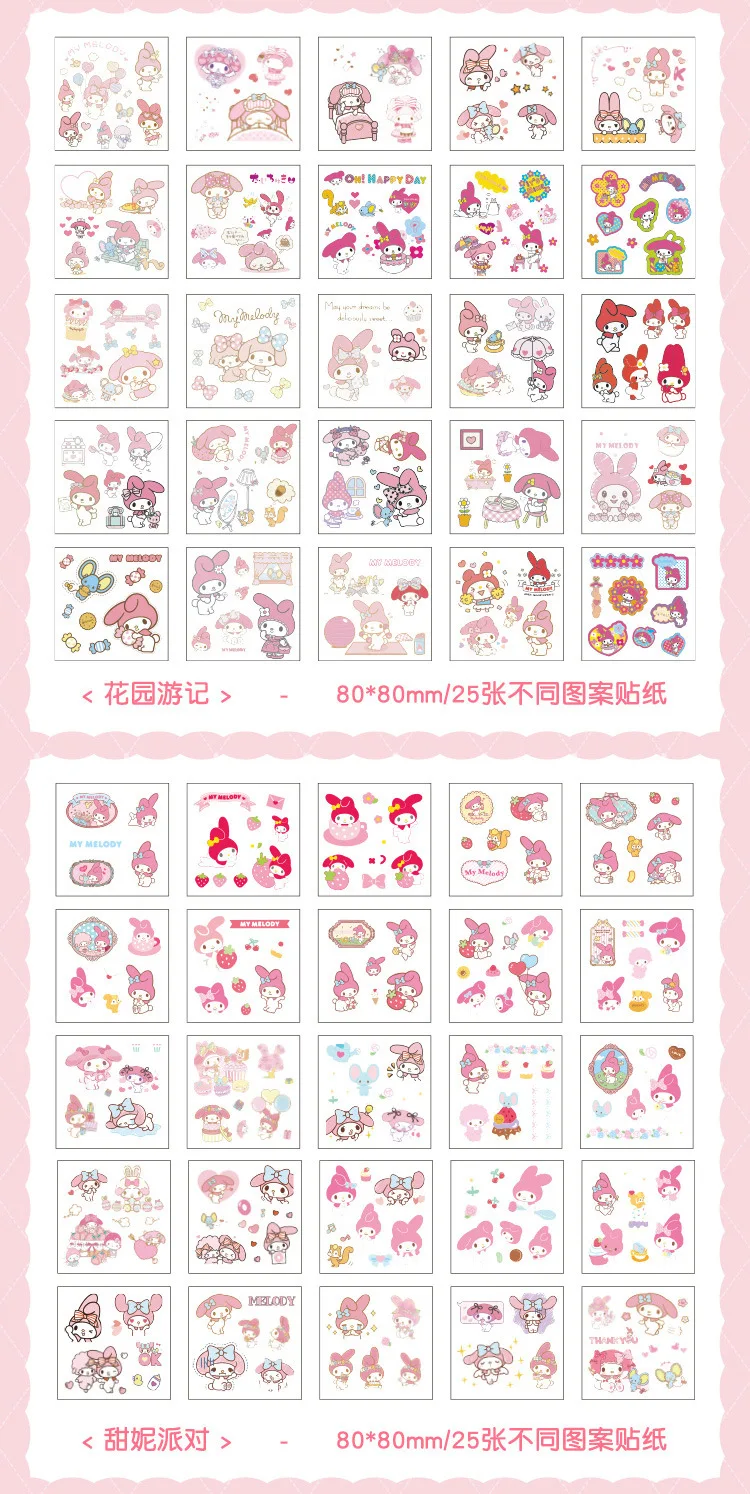 25 Cute Cartoon Hand Account Stickers Waterproof Pvc Children's Hand ...