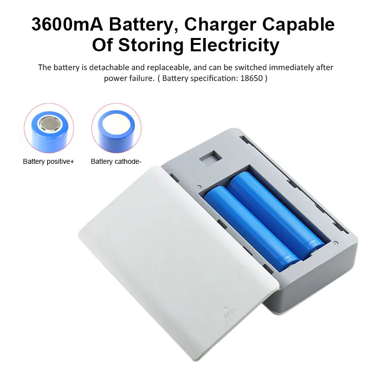 Mini Dual 5V2A UPS Uninterruptible Power Supply with Lithium Battery ...