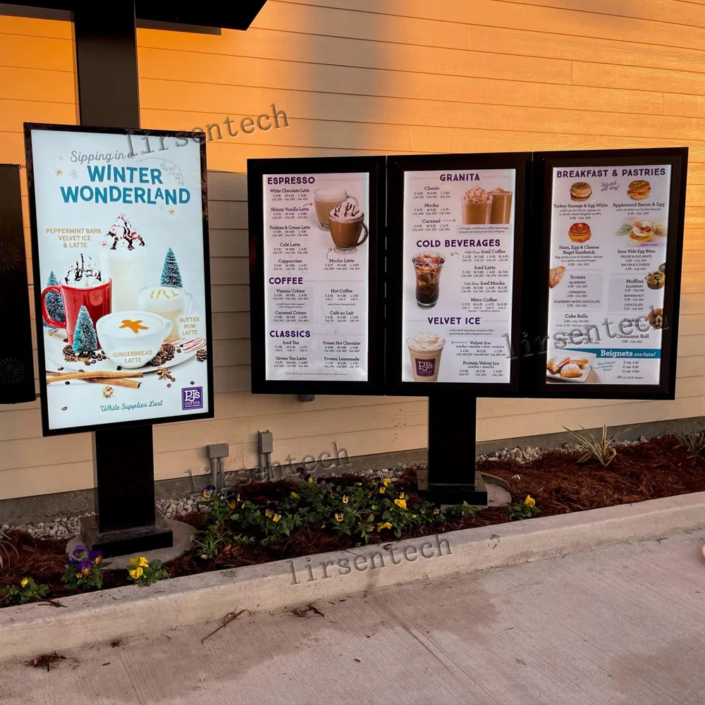 55 Inch Touchscreen Drive-Thru Digital Signage| Alibaba.com