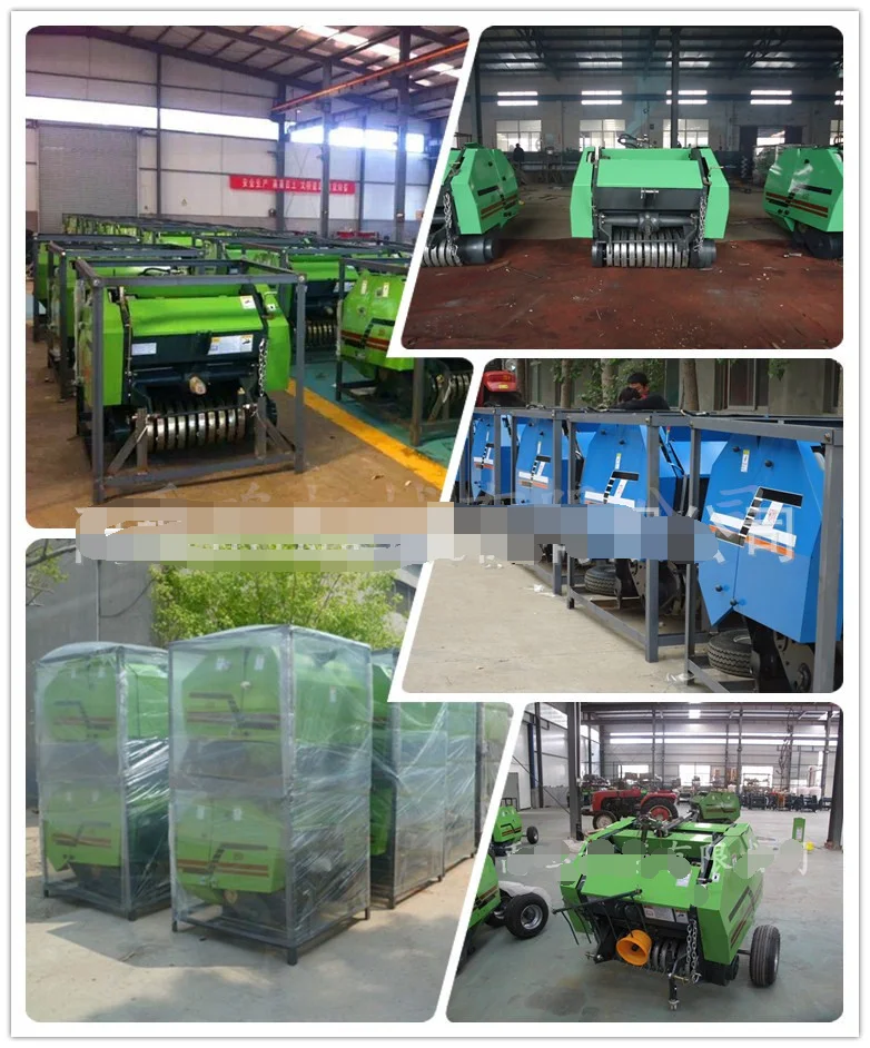 3 Point Tractor Mounted Pto Mini Round Hay Straw Baler Machine For Sale ...