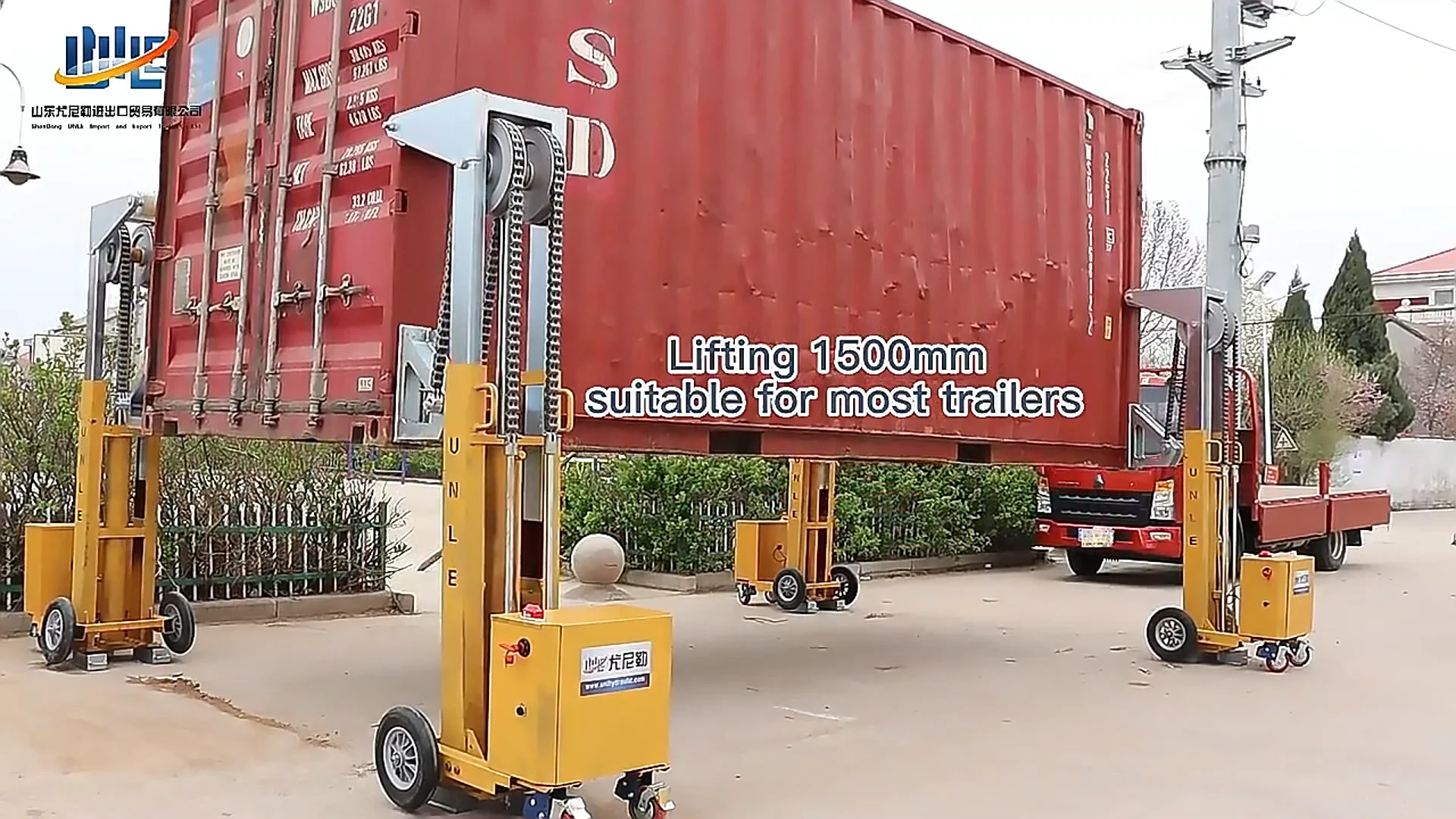 Easy To Move Container Lifting System Shipping Container Jack Hydraulic ...