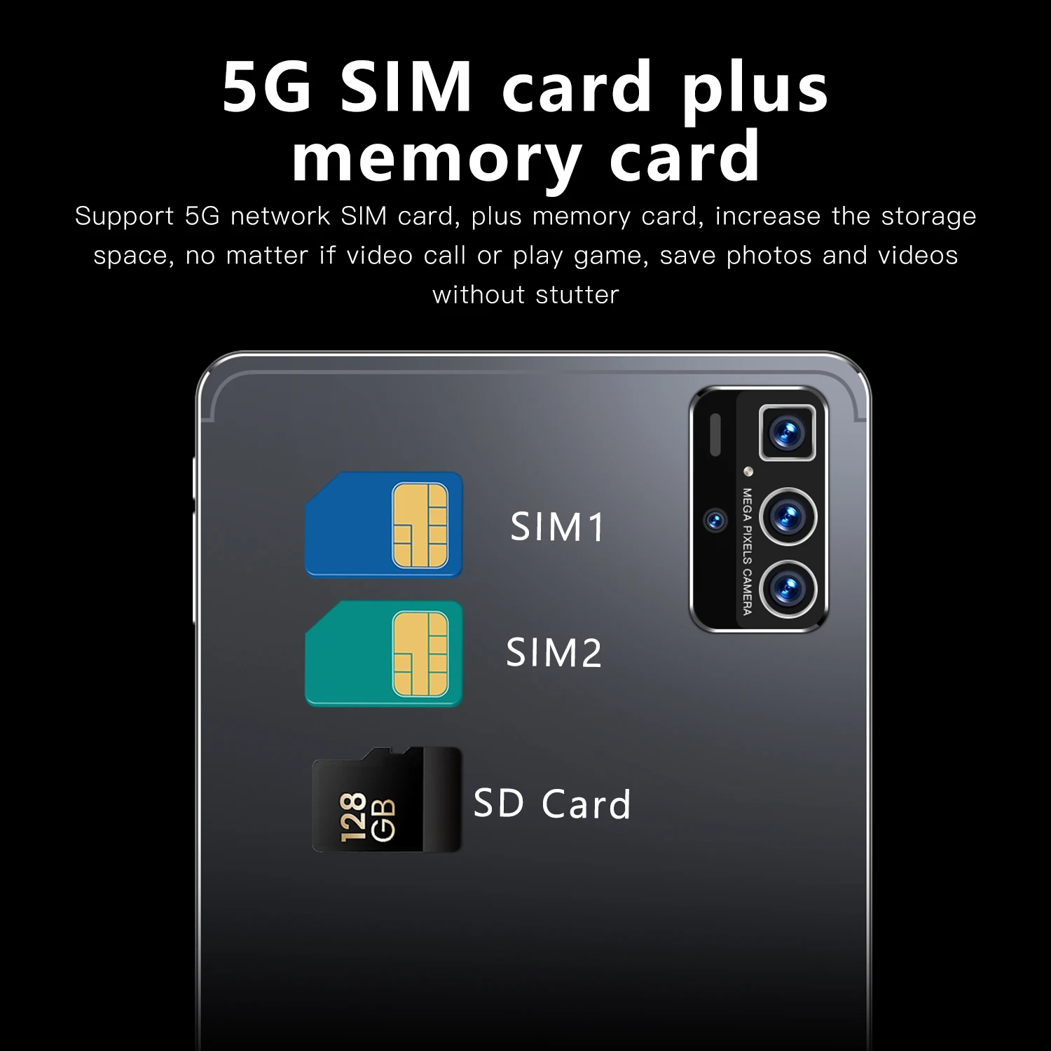 10.1 Inch Dual SIM Android Tablet Pro 14 Branded 16GB+1TB Educational ...