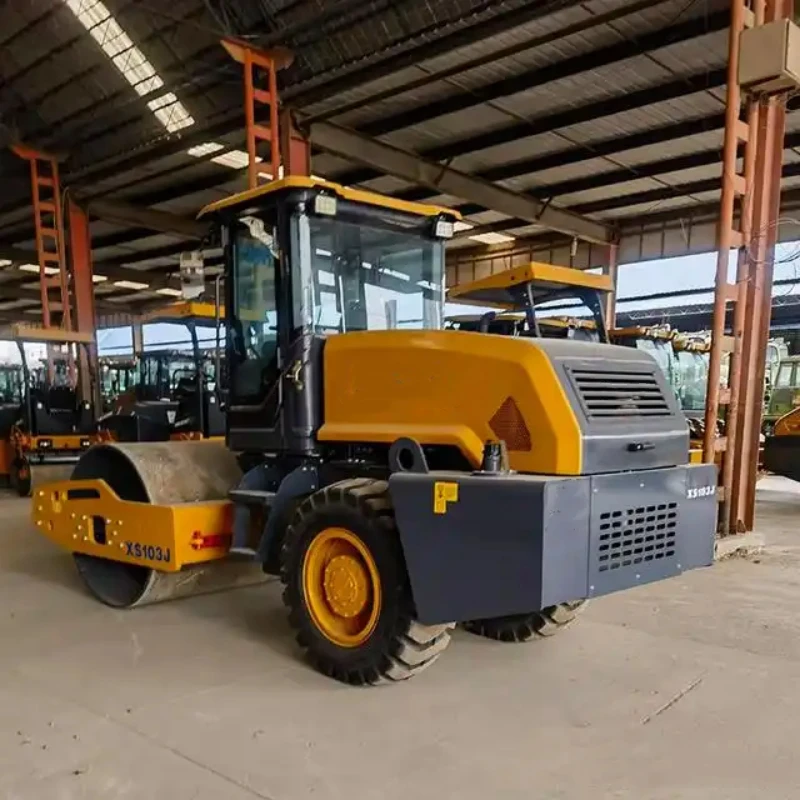 Single Steel Wheel Road Roller XS103J 1240mm Drum Diameter 10T ...