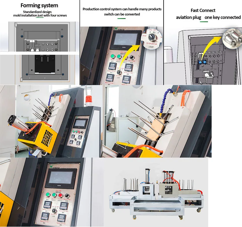 Fully Automatic Paper Lunch Box Making Machine with Fast Exchange Mold ...